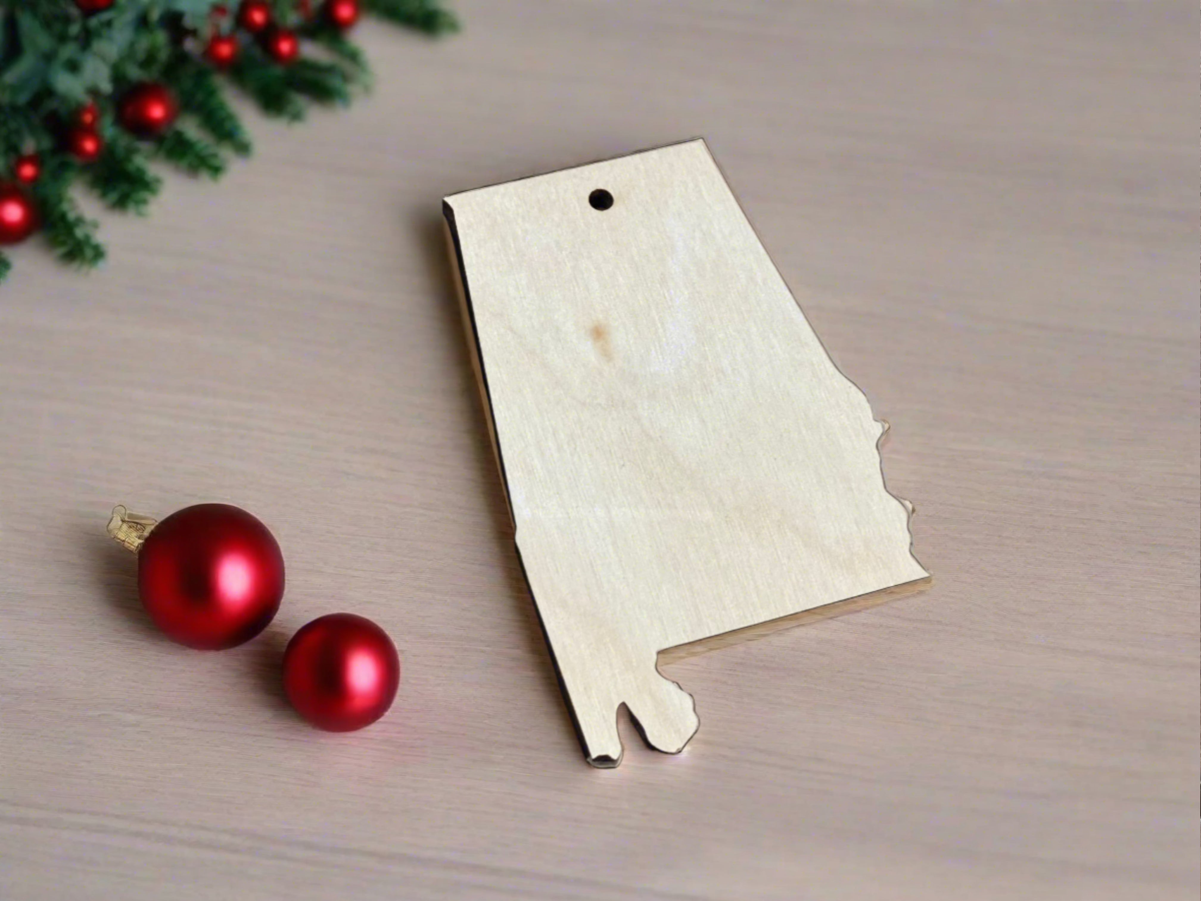 Laser Cut Alabama Ornament – Alabama Millworks